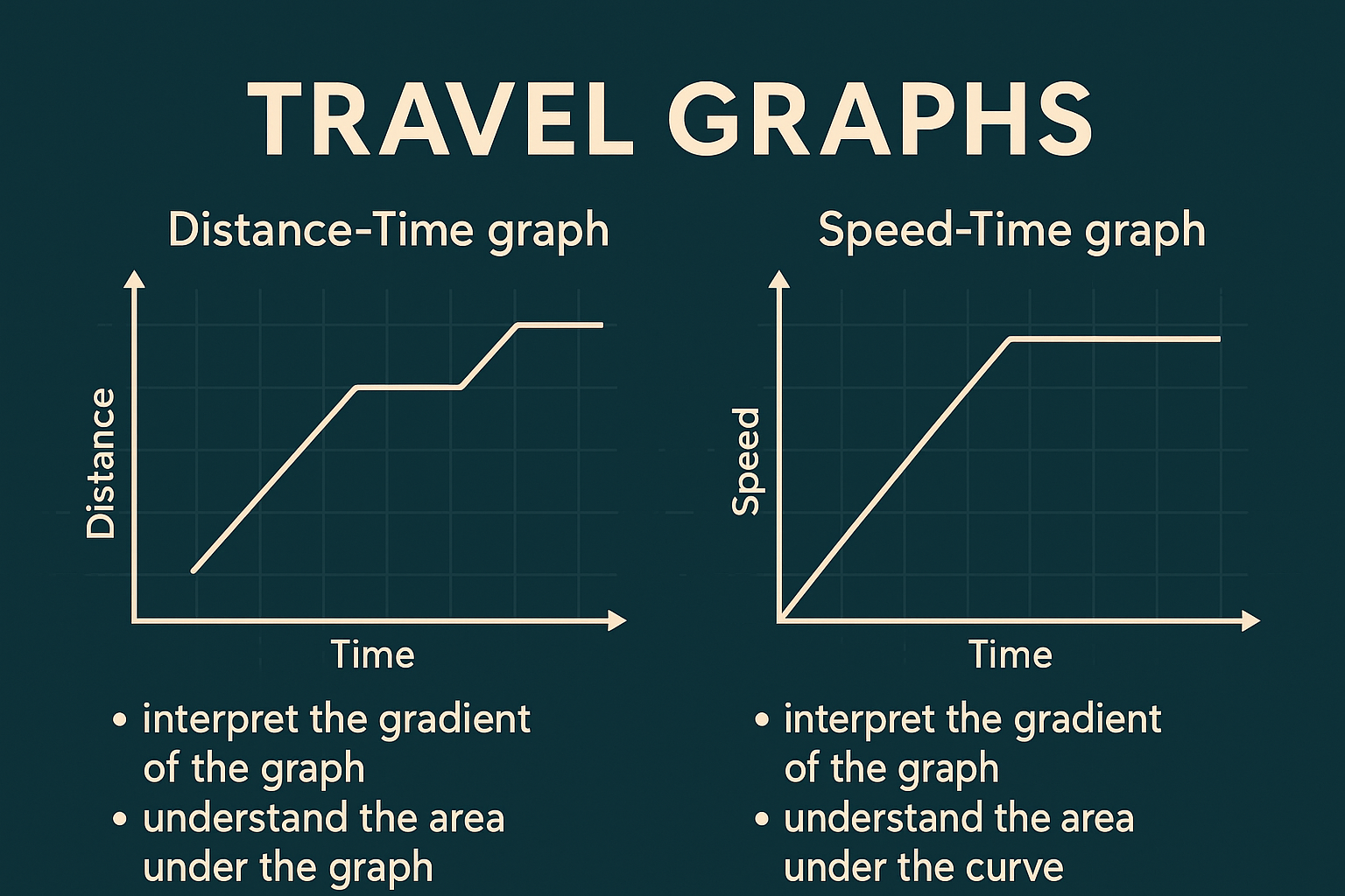 Graphs (Travel, Distance-Time, Speed-Time) – Learn